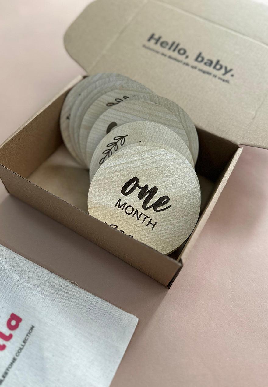 English Milestones and Moment Collection – Baby Molla